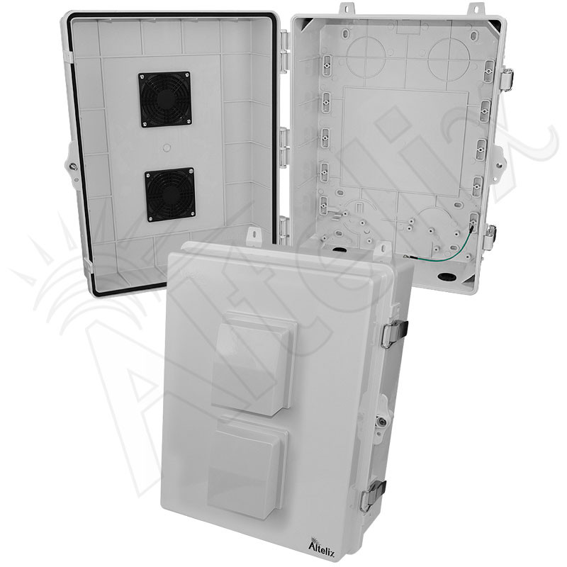 Altelix 17x14x7 Polycarbonate + ABS Vented RF Transparent Outdoor WiFi ...