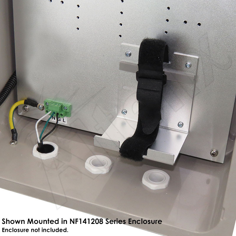 Aluminum SLA Battery Shelf with Battery Strap - Altelix