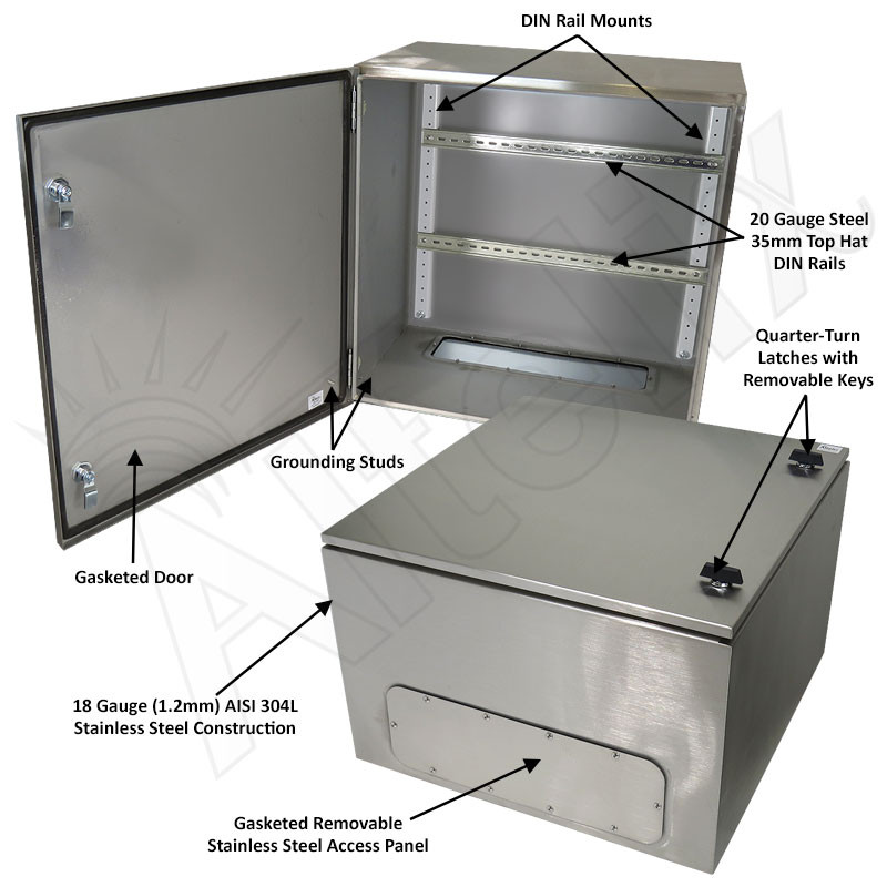 Weatherproof NEMA Enclosures - NEMA Enclosures by Features - NEMA 4X ...