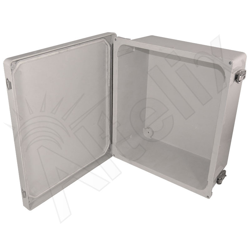 Altelix 14x12x6 Fiberglass NEMA 4X Weatherproof Pole Mount Enclosure ...
