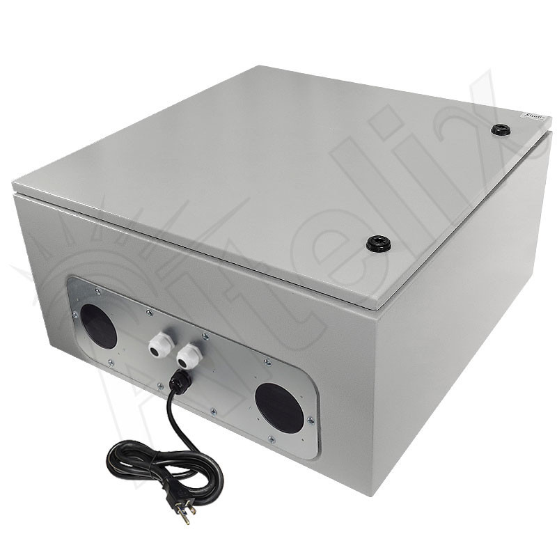 Altelix 24x24x12 120VAC 20A Steel NEMA Enclosure for UPS Power Systems ...