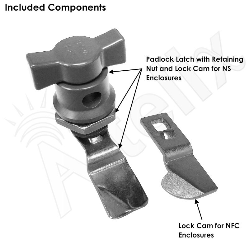 Keyed Lock Set with Keys for NS/NX/NFC Series Enclosures - Altelix