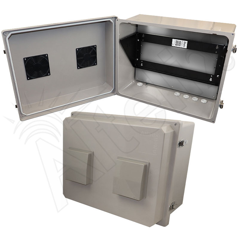 Weatherproof NEMA Enclosures for 19" Equipment Racks