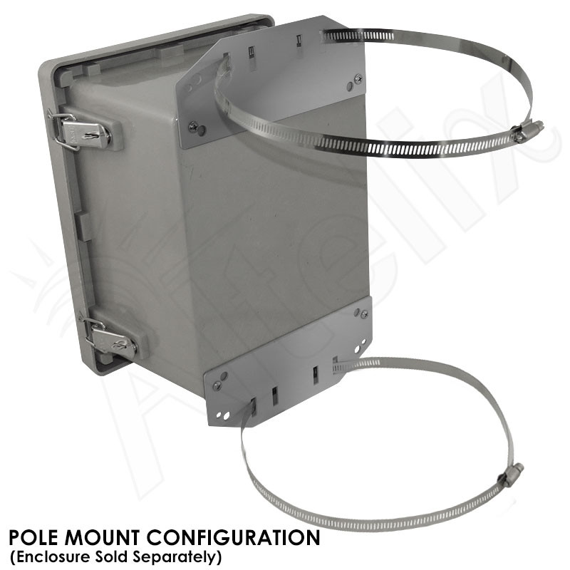 Altelix 10x8x6 Fiberglass Weatherproof NEMA 4X Enclosure with Quick ...