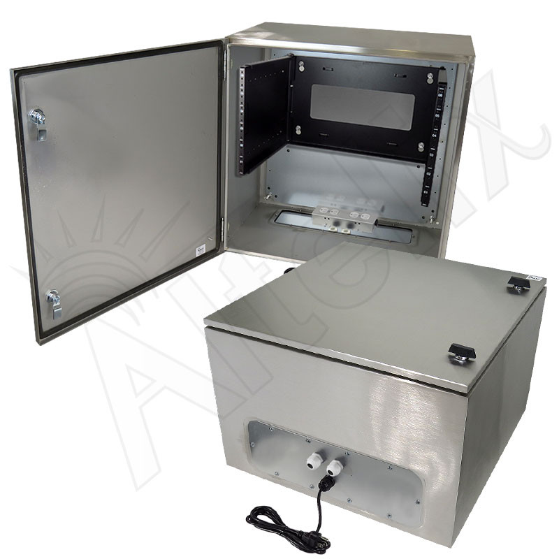 Weatherproof NEMA Enclosures for 19" Equipment Racks