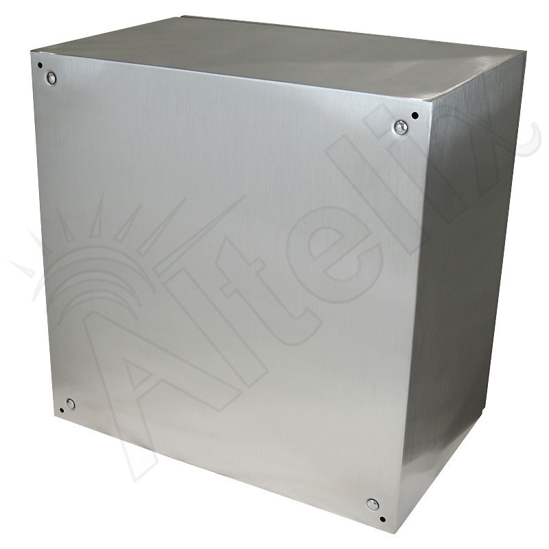 Altelix 24x24x16 19" NEMA 4X Stainless Steel Weatherproof Enclosure ...
