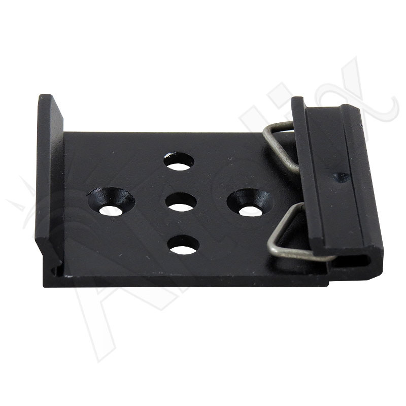 20mm Wide Aluminum DIN Rail Mounting Clip for 35mm Top Hat Rail - Altelix