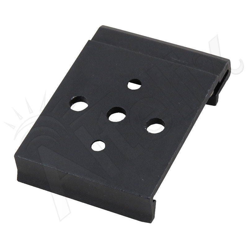 35mm Wide Aluminum DIN Rail Mounting Clip for 35mm Top Hat Rail - Altelix