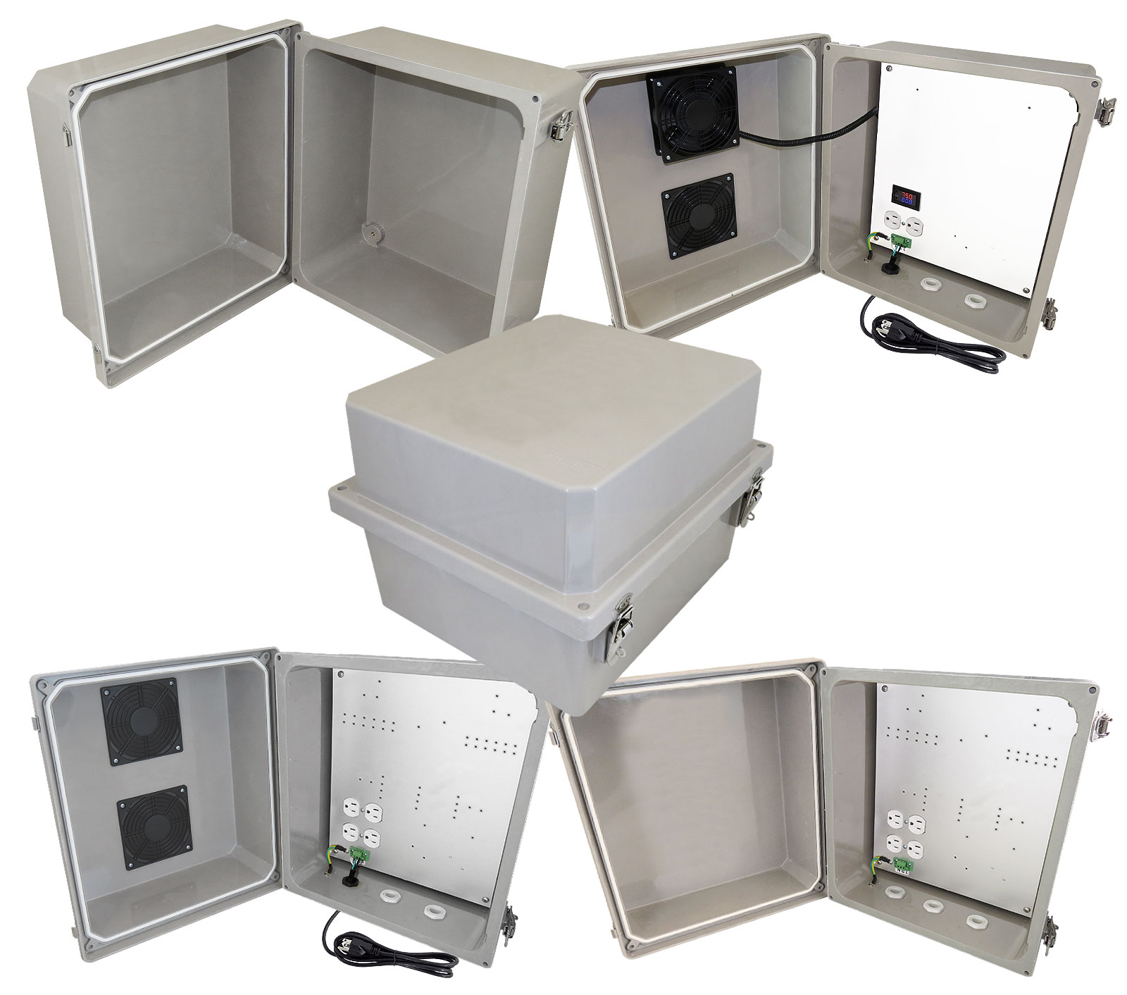 New NF141210 Series Fiberglass FRP NEMA Weatherproof Enclosures - Altelix
