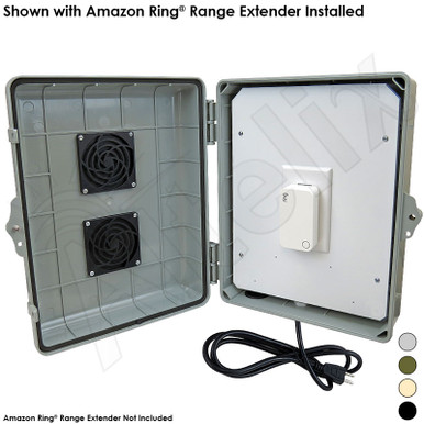 Altelix Weatherproof Vented Enclosure for Amazon Ring® Range Extender ...