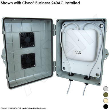 Altelix Vented Weatherproof Enclosure for Cisco® Business 240AC Access ...