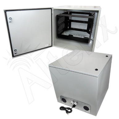 Altelix 24x24x24 120VAC 20A Steel NEMA Enclosure for UPS Power Systems ...