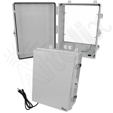 Altelix 17x14x7 Polycarbonate + ABS NEMA 4X RF Transparent Outdoor WiFi ...