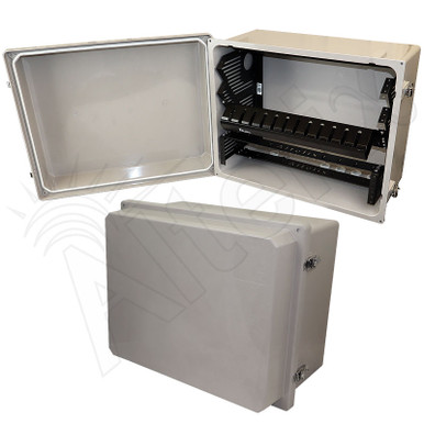 Altelix 16x20x12 Space Saver 19" Wide NEMA 4X Equipment Rack Enclosure ...