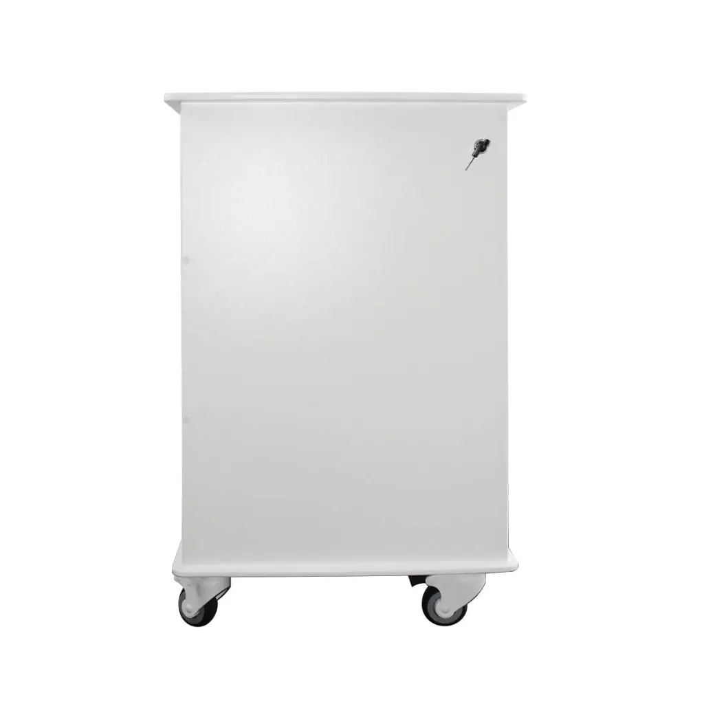 TrippNT Polyethylene Mobile Lab Cabinet, Large - White - Durable and ...