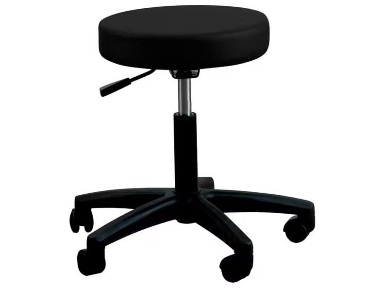 Oakworks Basic Stool - Adjustable Height, Black