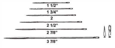 Cincinnati Surgical Keith's Straight Abdominal Suture Needle - Pack of ...