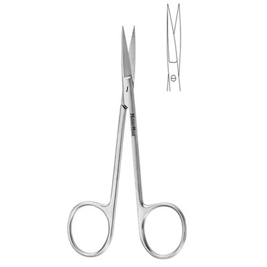Miltex Iris Scissors, 4-1/2" Curved - Medical Device Depot Inc.