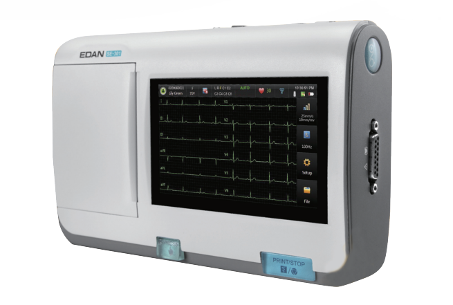 Edan SE-301 3-Channel ECG Machine - Portable & Advanced ECG Solutions