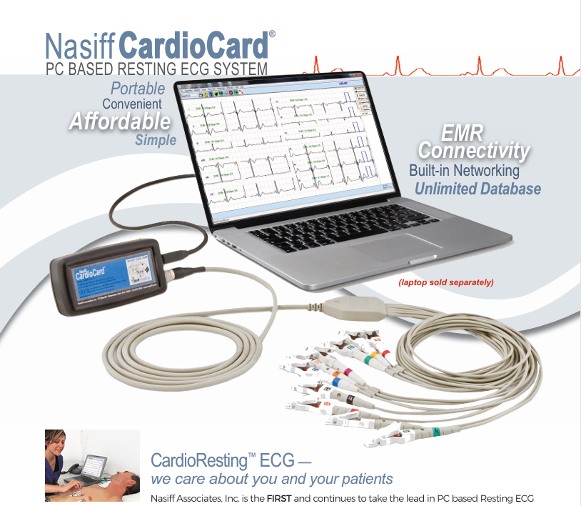 Nasiff CardioResting ECG System (USB) - Advanced Cardiac Monitoring