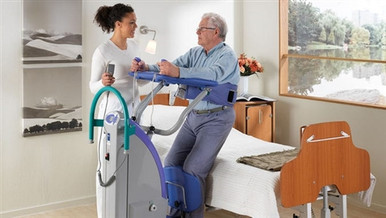 Arjo Sara Plus Power Standing Lift - Safe and Efficient Patient Transfer