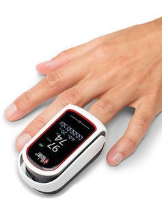 Masimo MightySat Rx Finger Tip Pulse Oximeter w/ Bluetooth LE ...