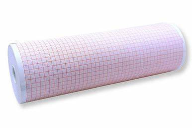 Fukuda Red Grid EKG Paper OP69TE - High-Quality Thermal Chart Paper for ...