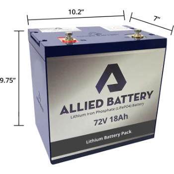 72-Volt Lithium Golf Cart Batteries from ALLIED Lithium | GCTS