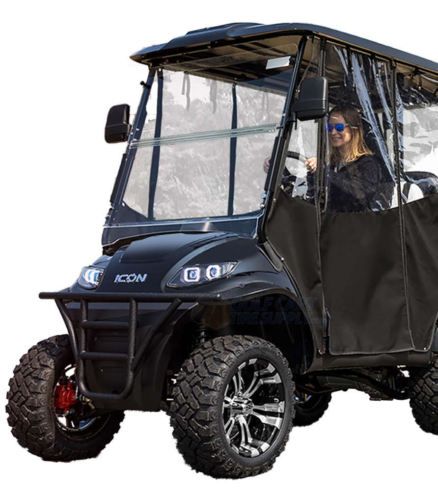 DoubleTake ICON Golf Cart Windshield Deluxe Folding | GCTS