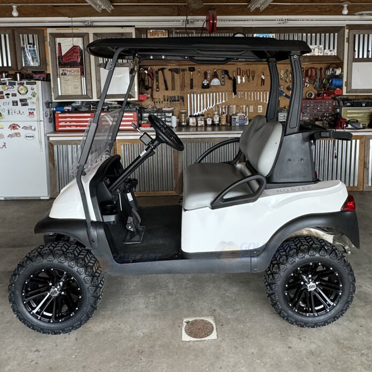 14" HD3 Gloss Black Golf Cart Wheels and 23x10-14" DOT All Terrain Tires | GCTS