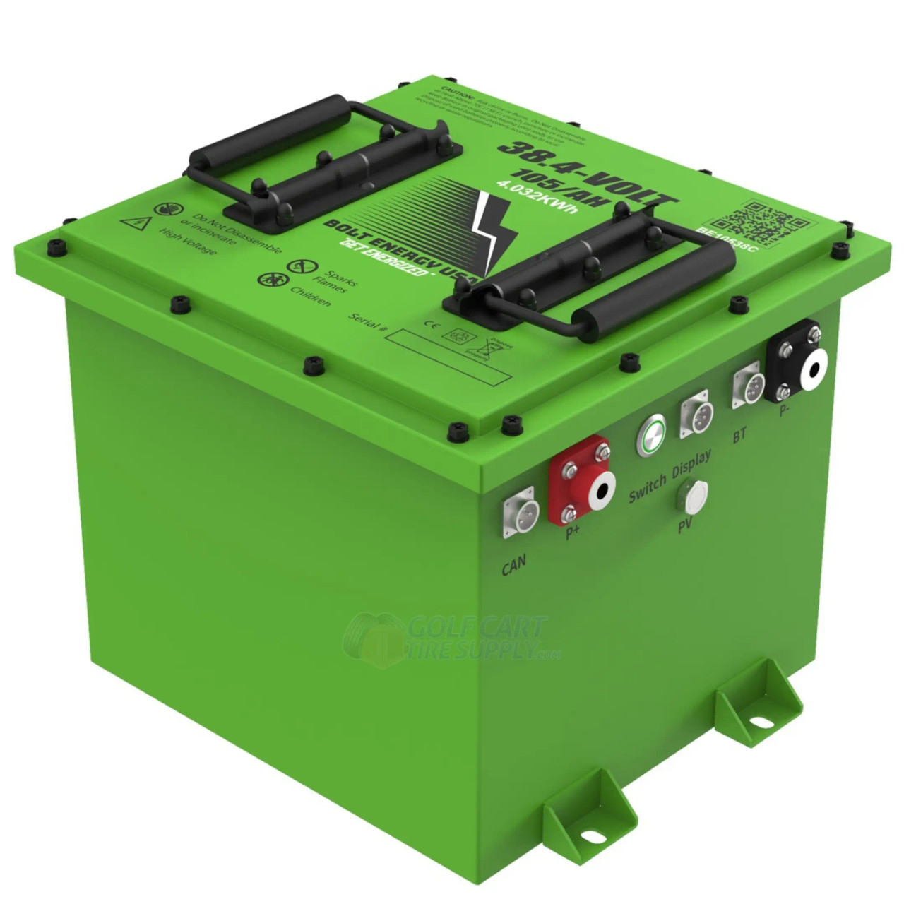 BOLT 36V Lithium Golf Cart Battery 105AH Kit - Drop in Ready | GCTS
