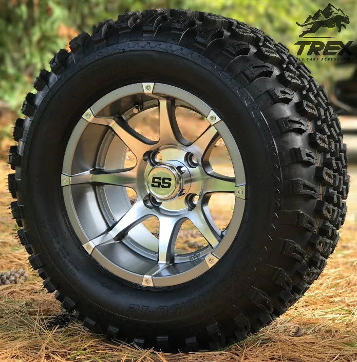 12 inch Golf Cart Wheels and Tires Combos for Lifted Carts | Golf Cart ...