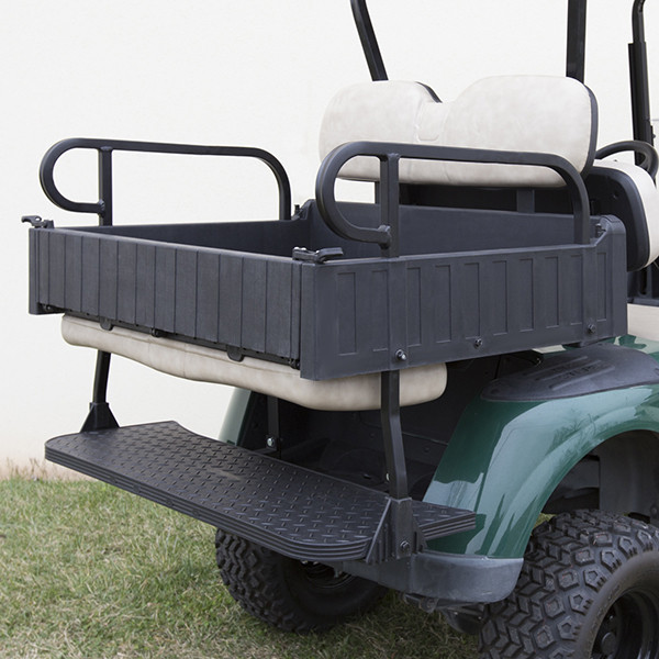 EZGO RXV Aluminum Rear Seat / Cargo Box Combo Kit - Stone Beige | GCTS