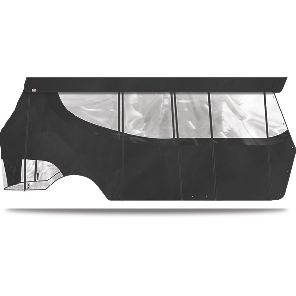 DoubleTake ICON i60 Golf Cart Enclosure 6-Passenger BLACK (Fits i60 ...