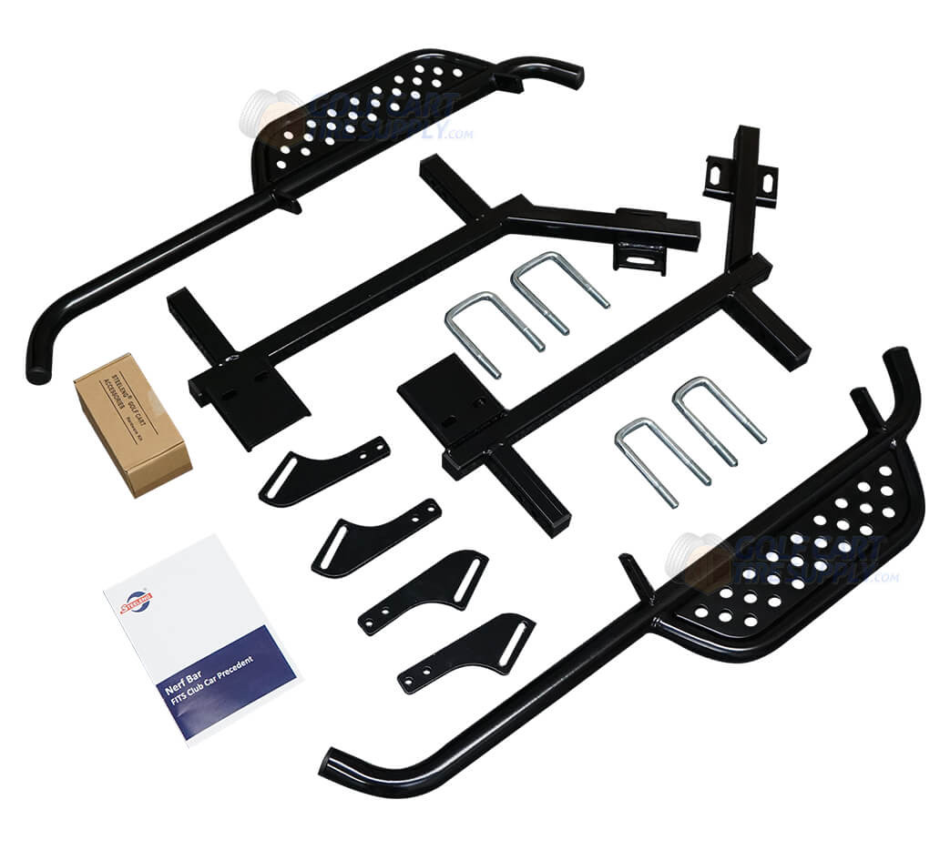 SGC Club Car Onward / Tempo Nerf Bars Set in BLACK | GCTS