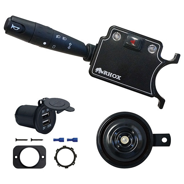 Deluxe Golf Cart Turn Signal Kit w/ Flasher (Fits RHOX Light Kits) | GCTS