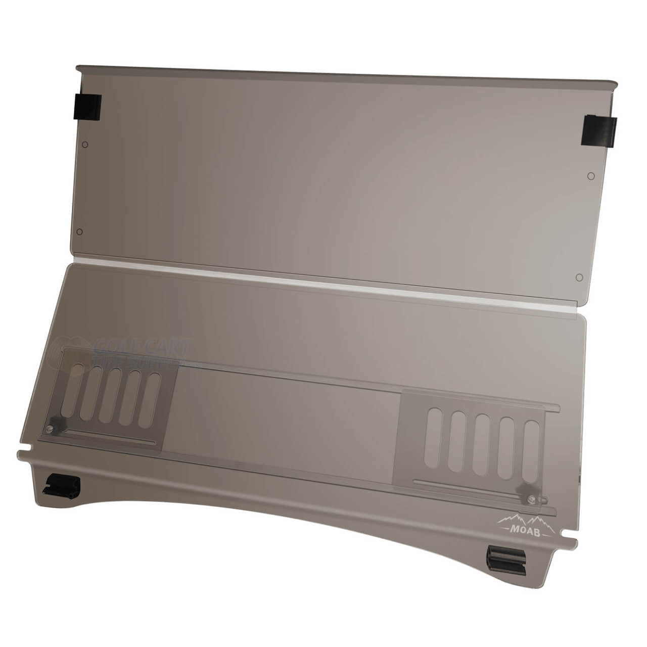 MOAB EZGO TXT Foldable Golf Cart Windshield w/ Air Vents - Tinted | GCTS