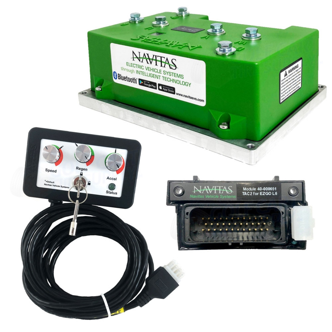 EZGO S4 / L6 Navitas 600-Amp 72-Volt AC Upgrade Controller Kit With ...