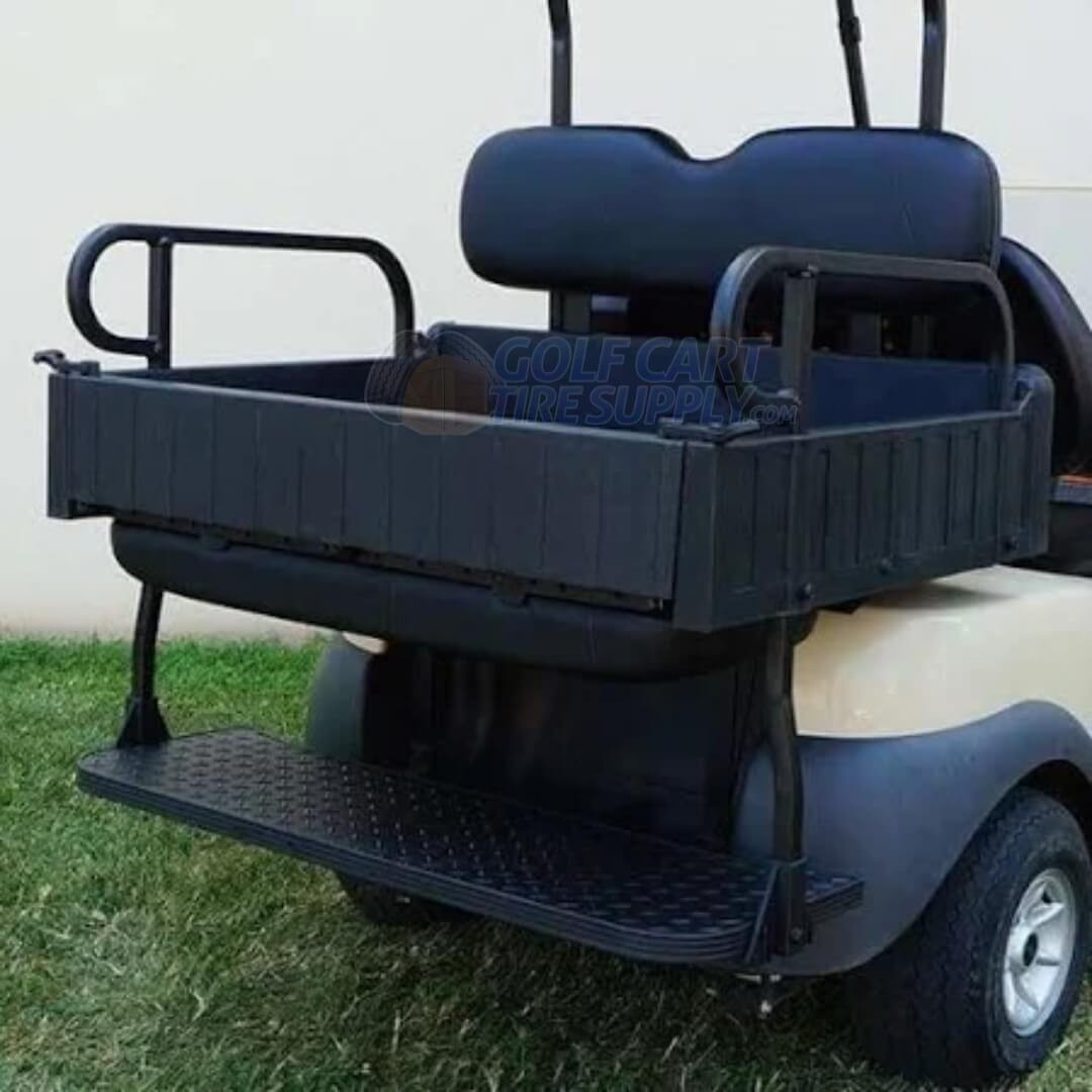 Club Car Tempo Rear Seat / Cargo Box Combo Kit - Black | GCTS