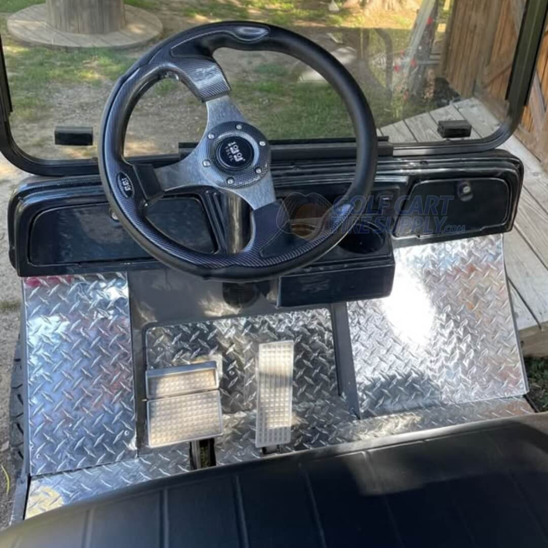 Yamaha G2 / G9 Golf Cart Dash Cover in CARBON FIBER | GCTS