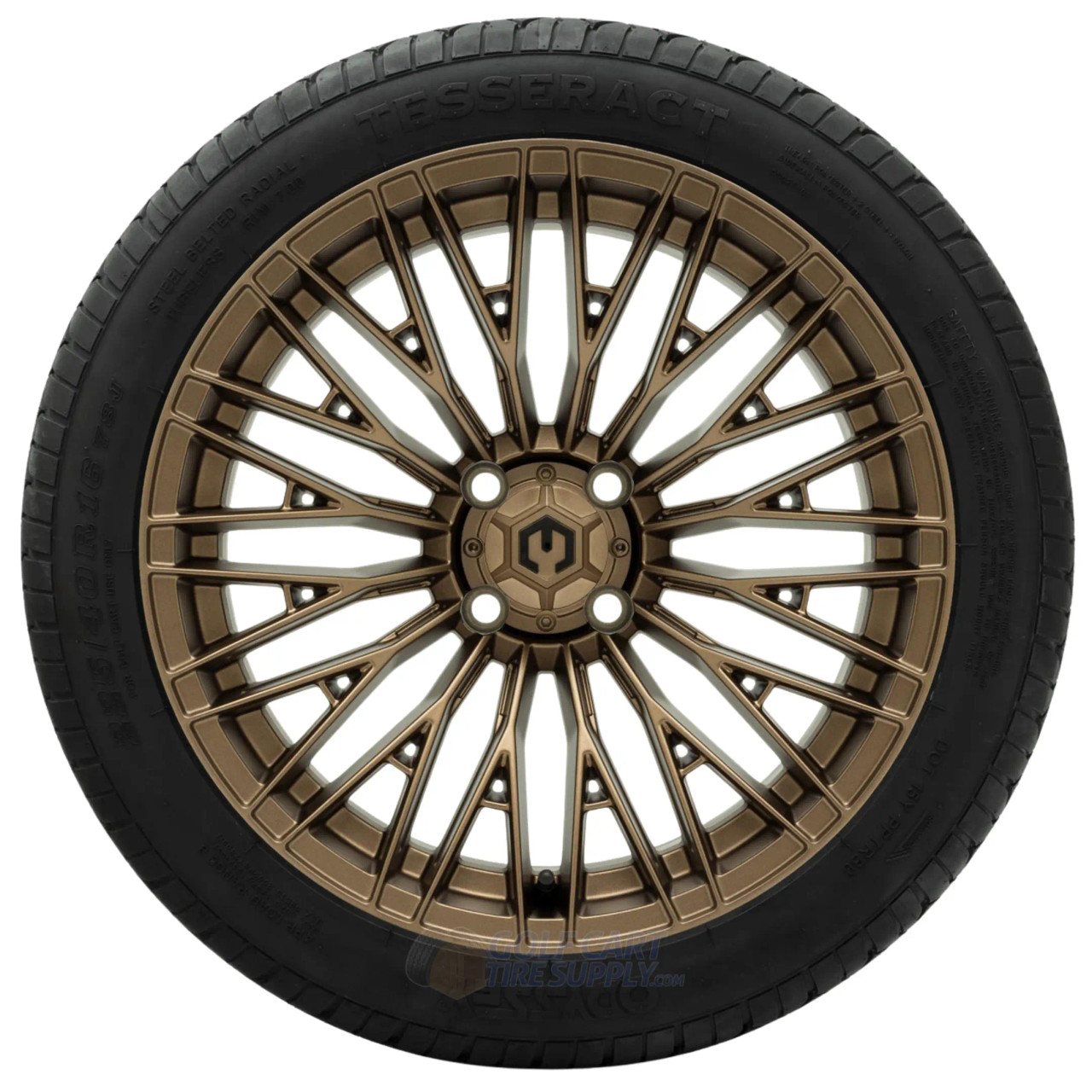 16" REAPER Matte Bronze Wheels and 225/40R16 Street DOT Tires Combo | GCTS