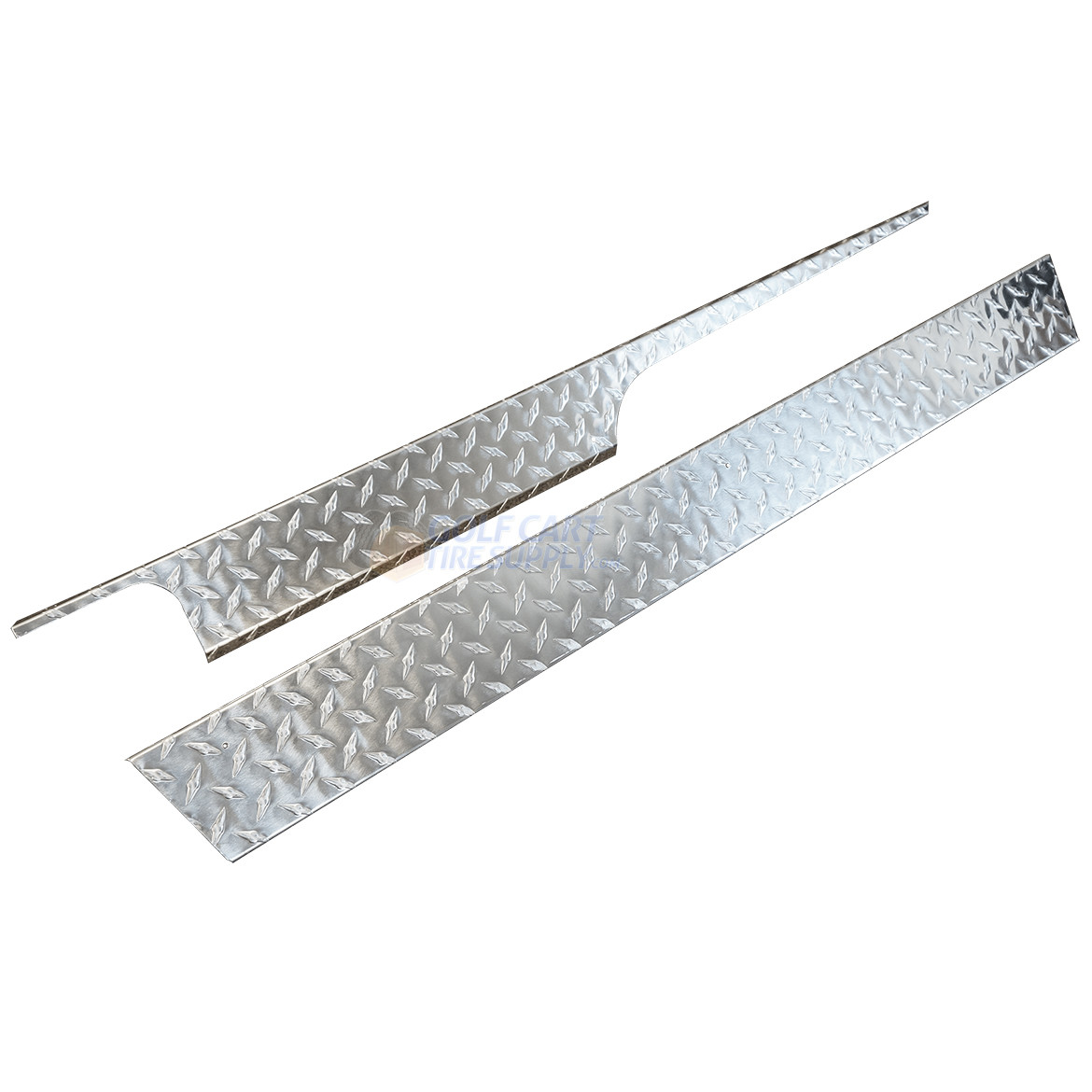 EZGO RXV Golf Cart Rocker Panels Diamond Plated | Golf Cart Tire Supply