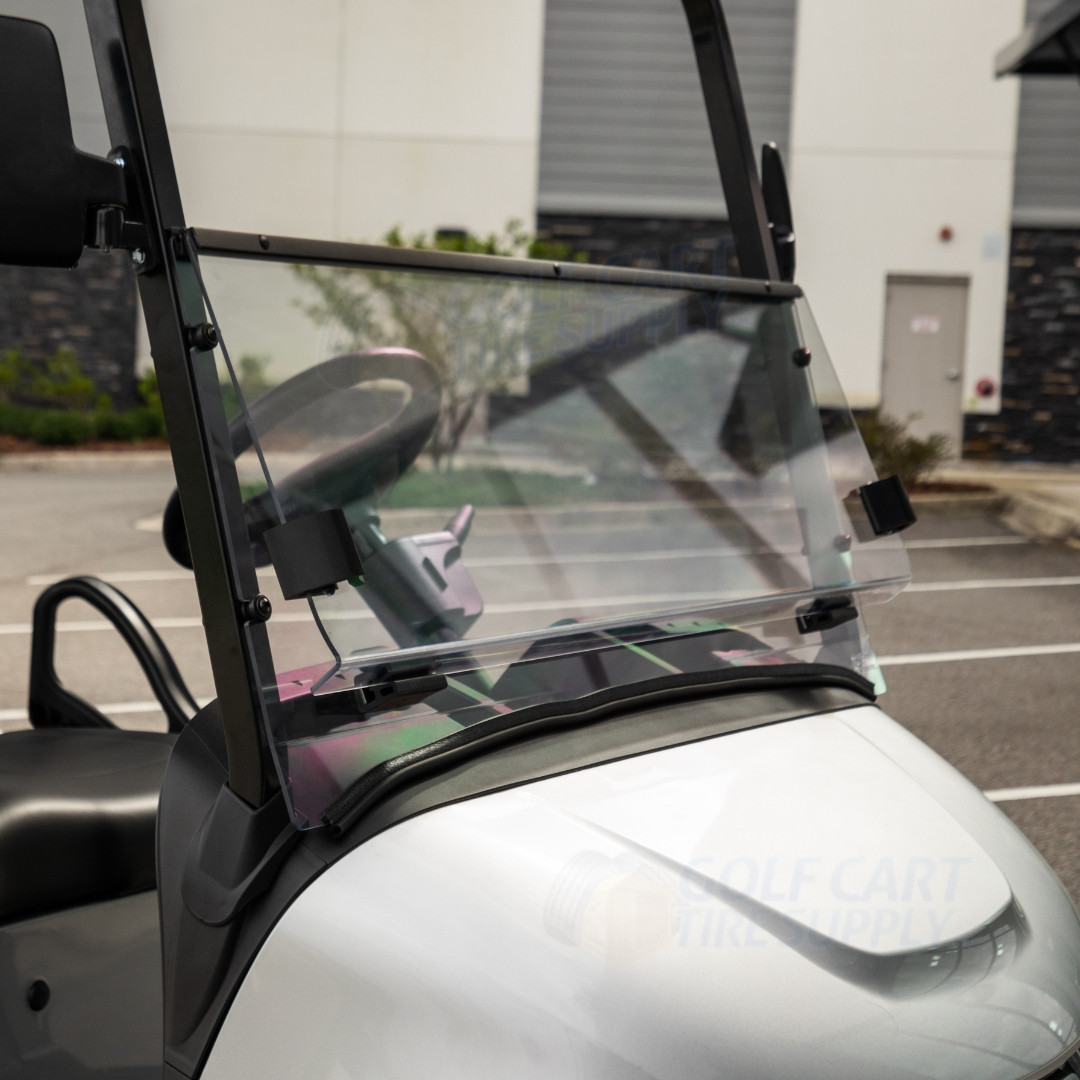 EZGO RXV Folding Windshield 2024+ (Choose: Tinted or Clear) | GCTS