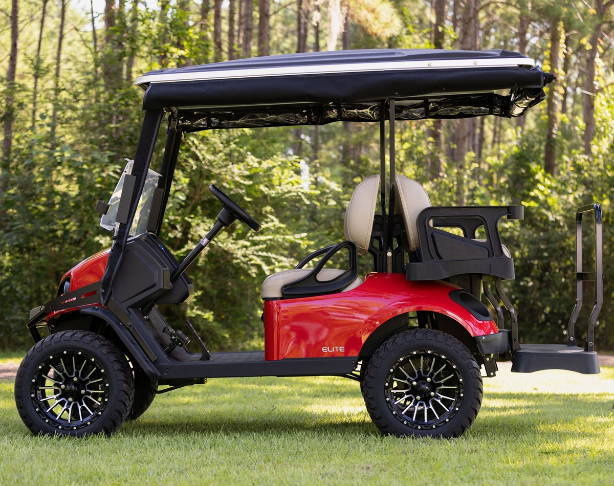 EZGO Express S4 Elite 4-Passenger Track Style Enclosure - BLACK (Fits ...