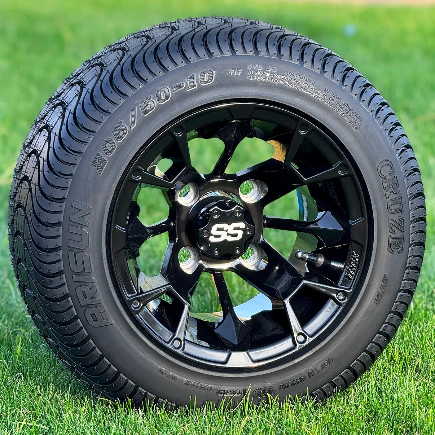 10 inch Golf Cart Wheels and Tires Combos for Non Lifted Golf Carts ...
