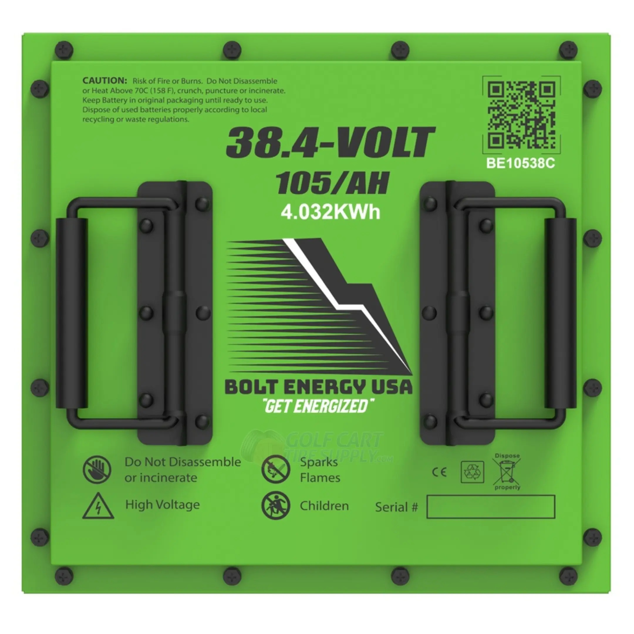 BOLT 36V Lithium Golf Cart Battery 105AH Kit - Drop in Ready | GCTS
