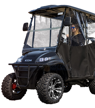 DoubleTake ICON Golf Cart Windshield Deluxe Folding | GCTS
