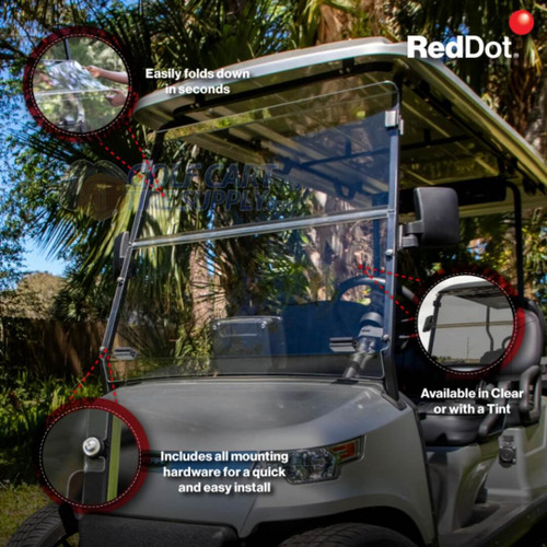STAR Capella Folding Windshield (Choose: Tinted or Clear) | GCTS
