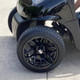 14" RALLY BLACK Golf Cart Wheels and 205/30-14 DOT Tires Combo | Golf ...