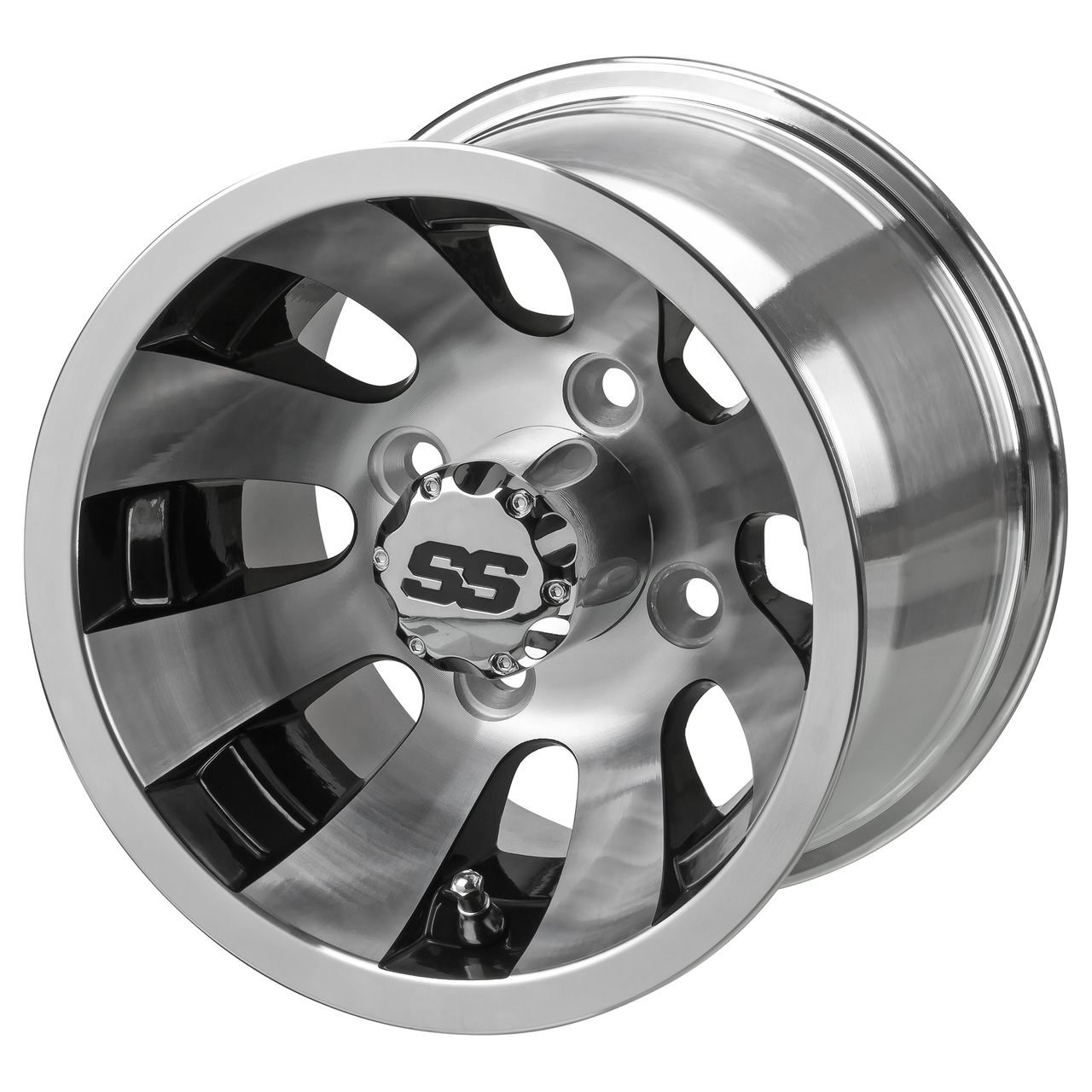 10" REVOLVER Golf Cart Wheels - Set of 4 | Golf Cart Tire Supply